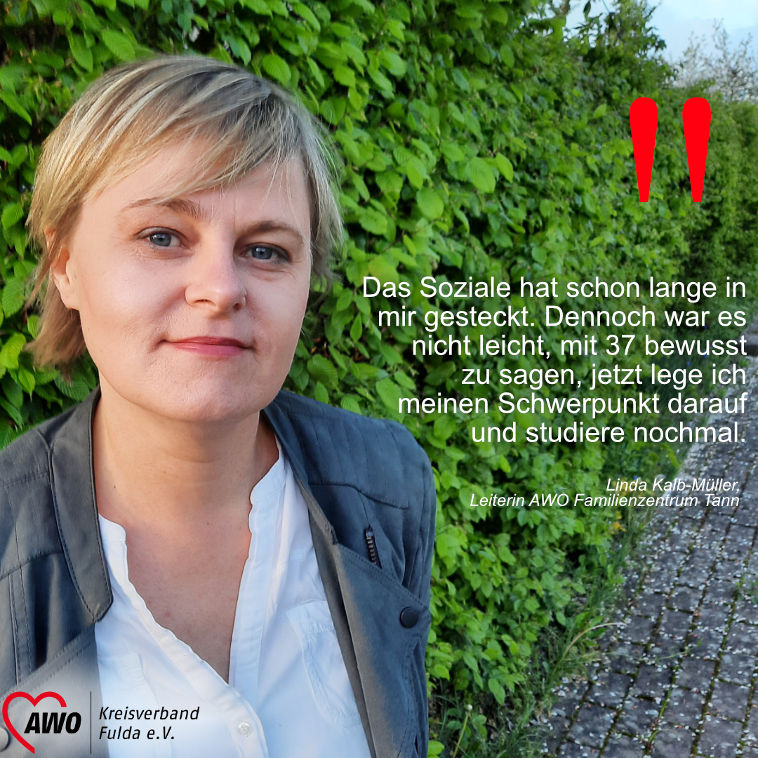 Linda Kalb-Müller über ihren beruflichen Neustart - AWO Kreisverband ...